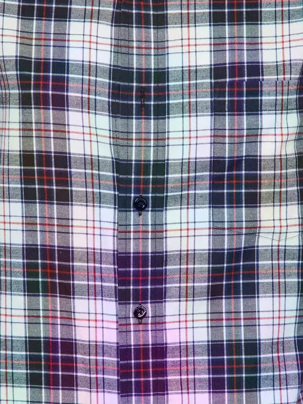 Balenciaga 2018 Plaid-pattern Buttoned Trousers Set