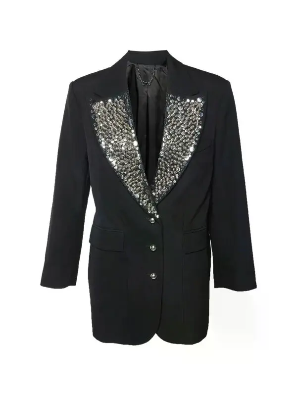 Rabanne Grain De Poudre Blazer - Black