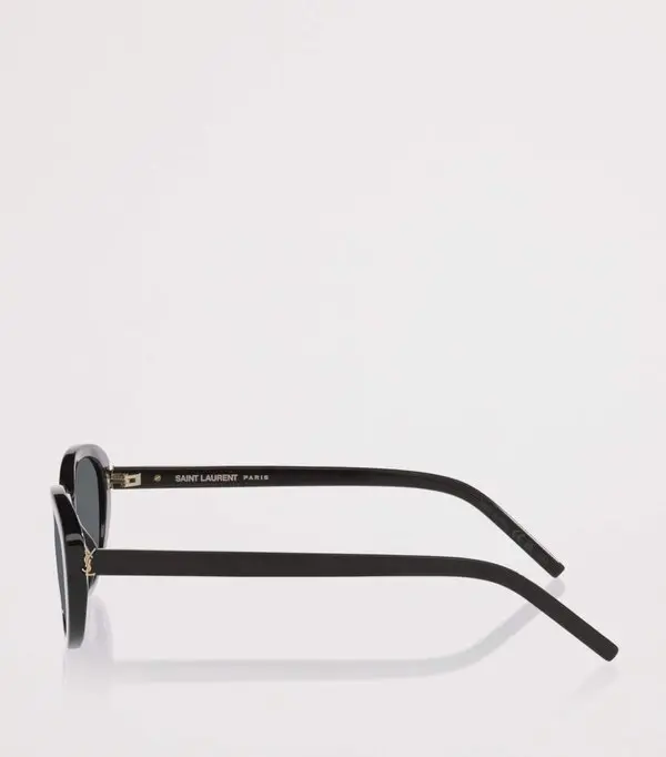Saint Laurent Acetate Sl M154 Sunglasses - Black