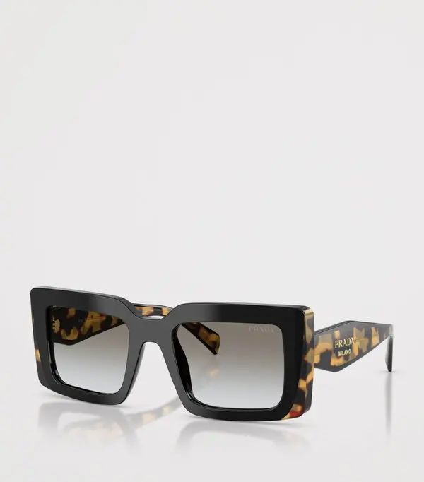 Prada Rectangle Full Rim Sunglasses