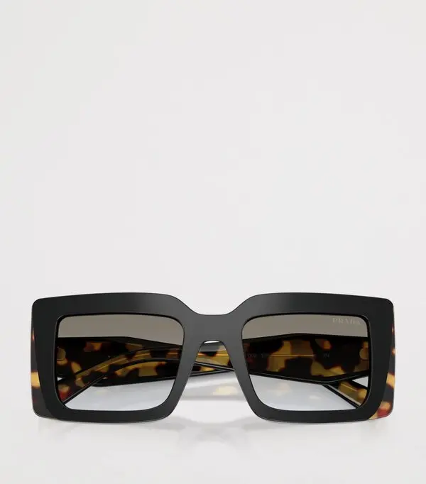 Prada Rectangle Full Rim Sunglasses