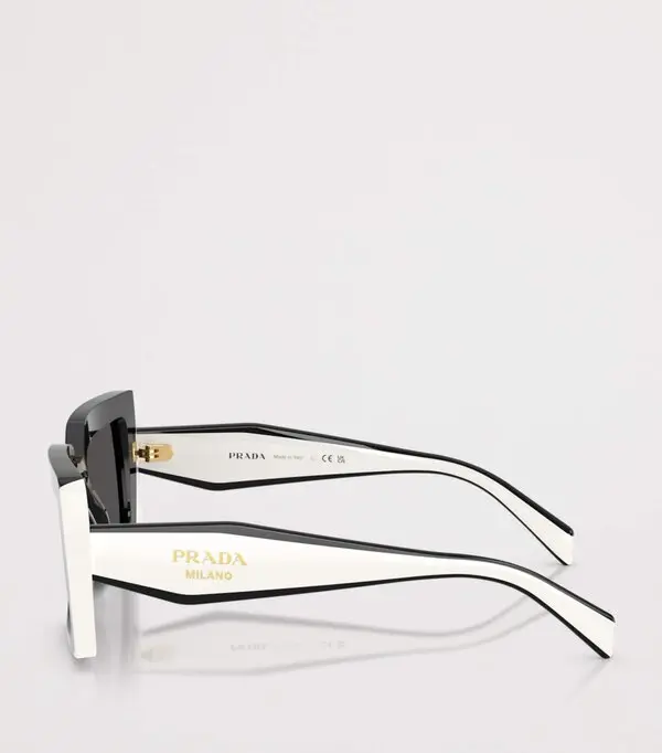 Prada Rectangle Oversized Sunglasses