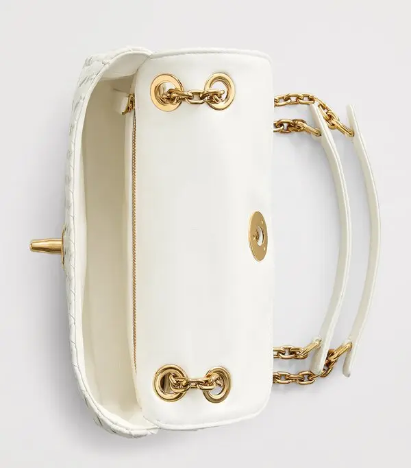 Bottega Veneta Baby Madison Shoulder Bag - White