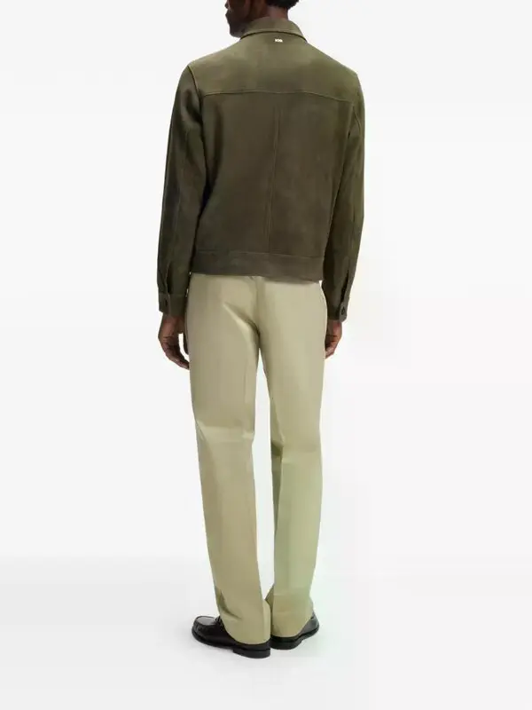 BOSS Long-sleeve Suede Jacket