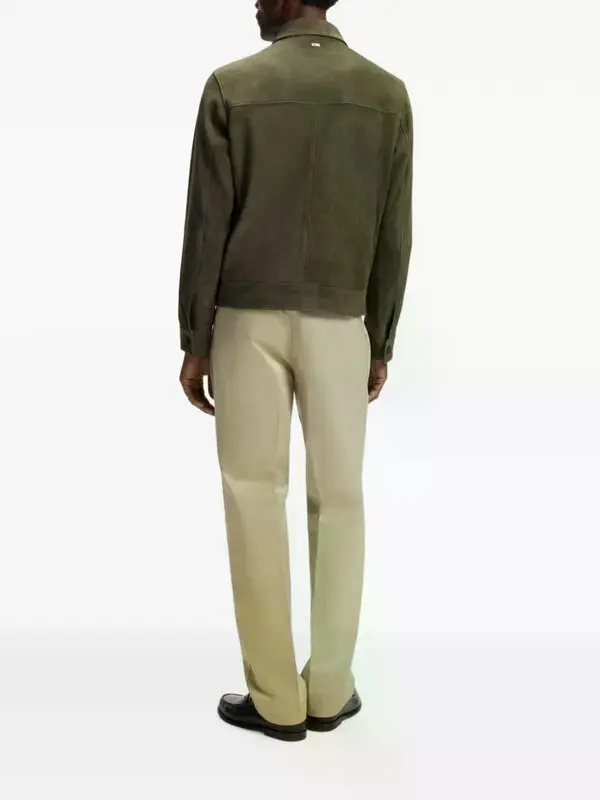 BOSS Long-sleeve Suede Jacket