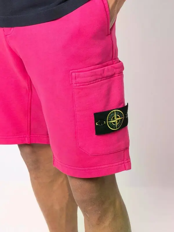 Stone Island Logo-patch Track Shorts