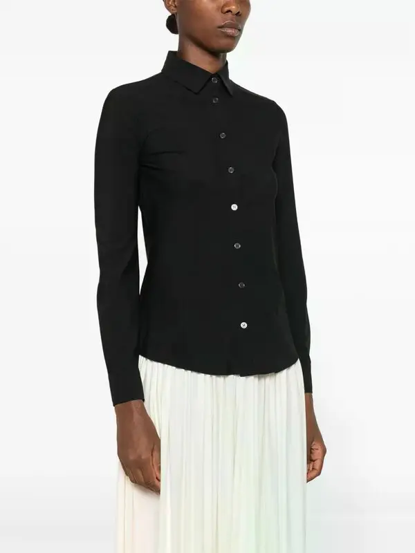 ZANETTI Long-sleeve Classic Collar Button-up Shirt