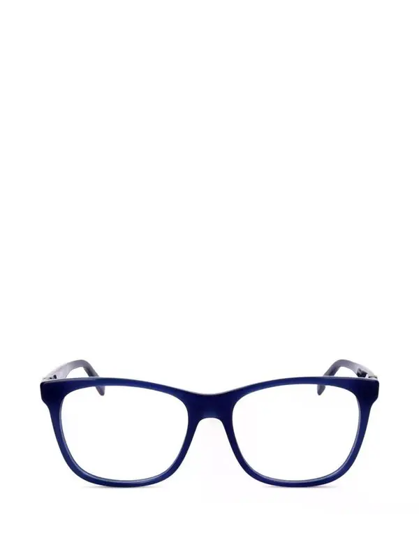 Moschino Logo-plaque Square-frame Glasses