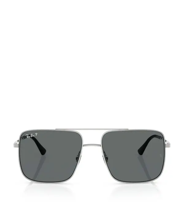 Ray-ban Rb3758 Ari Bio-based Square Sunglasses - Silver