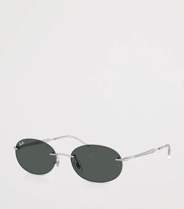 Ray-ban Rb3767 Metal Oval Sunglasses