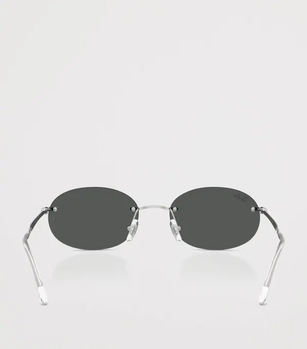 Ray-ban Rb3767 Metal Oval Sunglasses