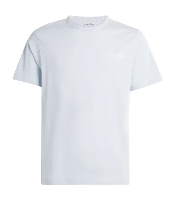 Calvin Klein Cotton Poplin Logo Pyjama Top
