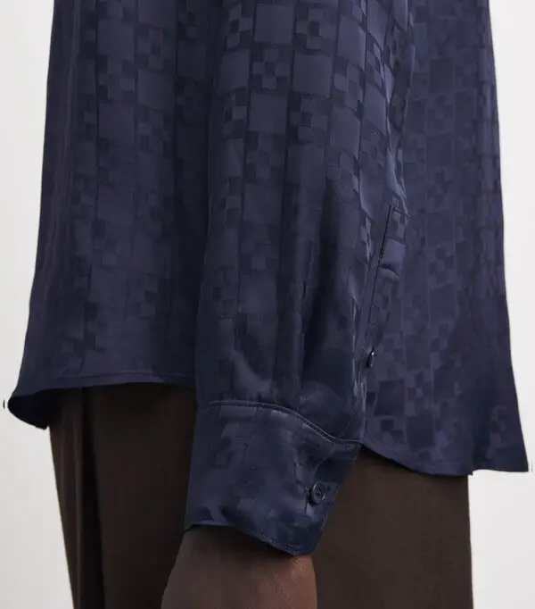 Sandro Jacquard Square Cross Shirt