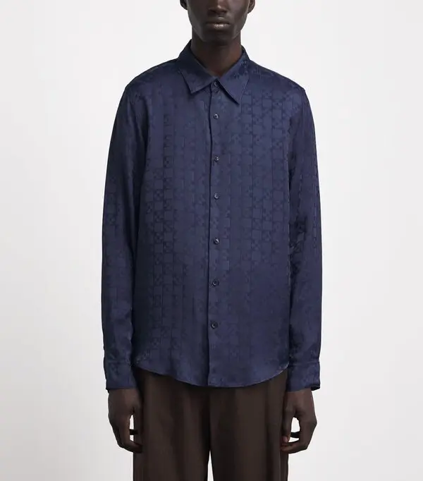 Sandro Jacquard Square Cross Shirt