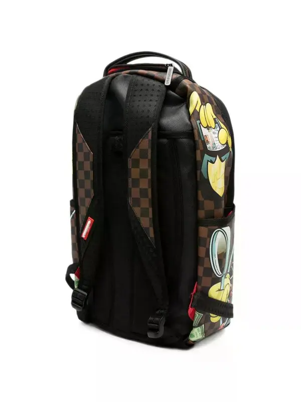 SPRAYGROUND Inspector Gadget Check-pattern Backpack