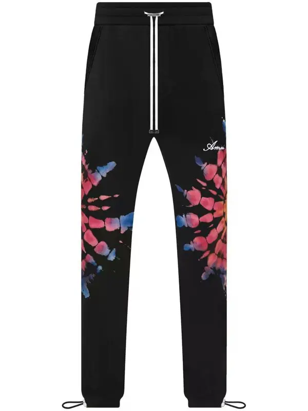 Amiri Tie-dye-print Track Pants