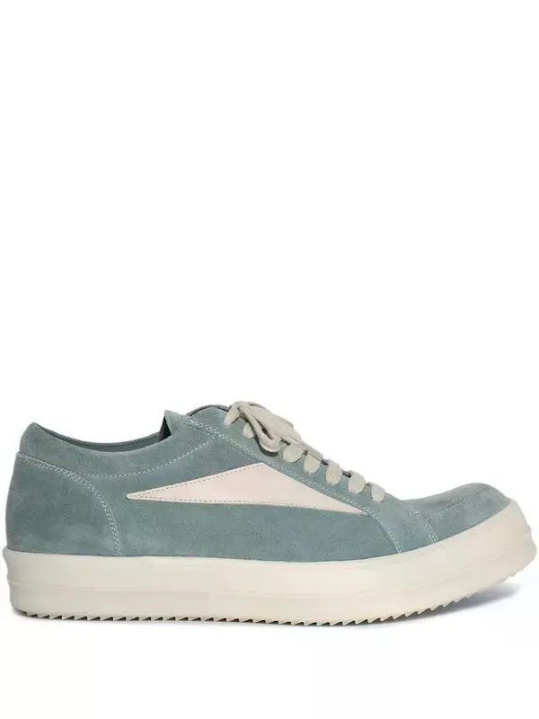 Rick Owens Suede Lace-up Flatform Sneakers