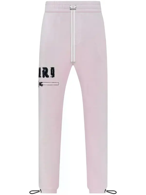 Amiri Logo-embellished Track Pants - Pink
