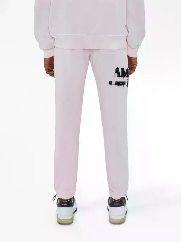 Amiri Logo-embellished Track Pants - Pink
