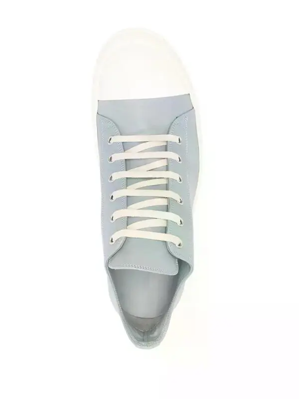 Rick Owens Calf Leather Lace-up Sneakers