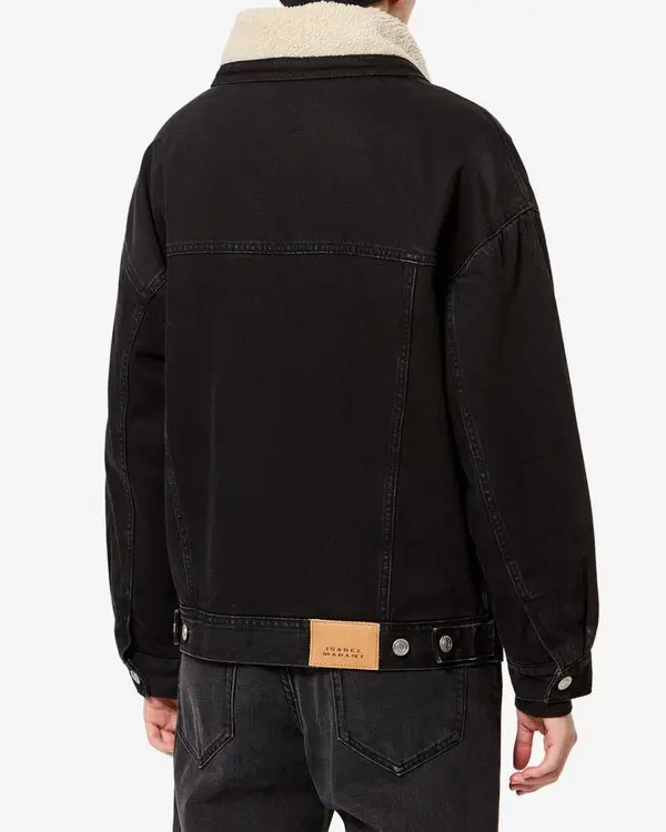 Isabel Marant Étoile Pimia Faux Fur Lined Denim Jacket