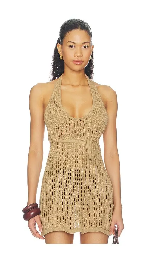 WeWoreWhat Crochet Halter Top In . Also