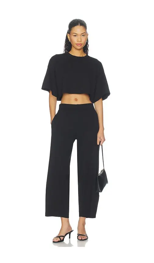 RIPLEY RADER Ponte Knit Crop Top
