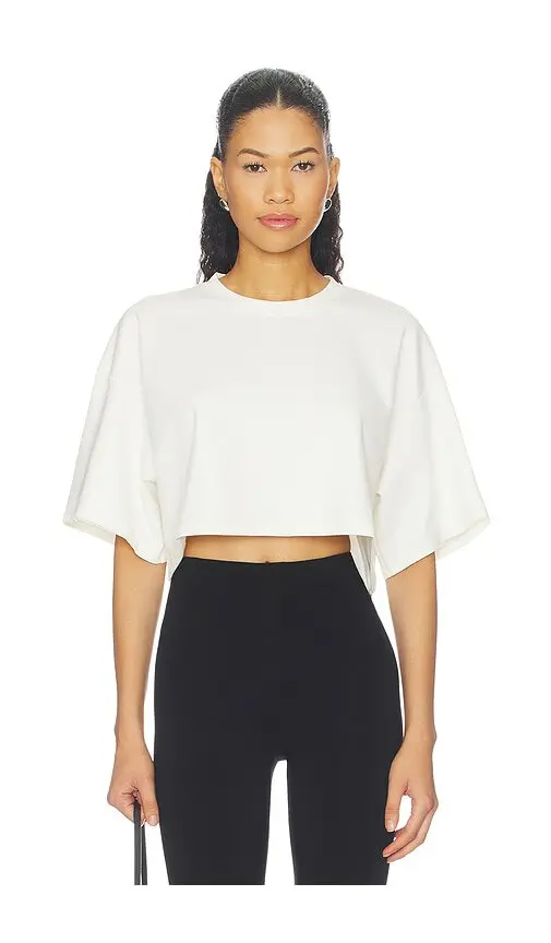 RIPLEY RADER Ponte Knit Cropped Top
