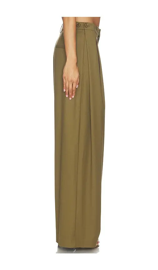GESTUZ High Waisted Wide Leg Trousers