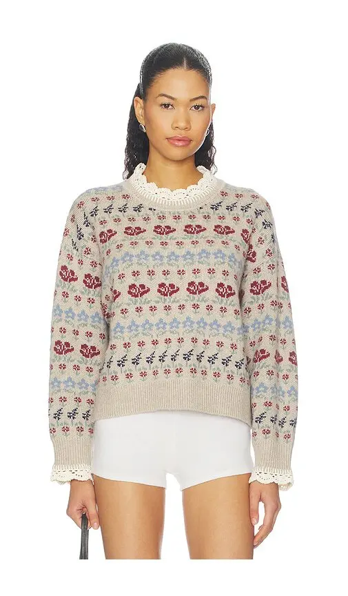 Sea Preston Knit Crew Neck Sweater In . Also
