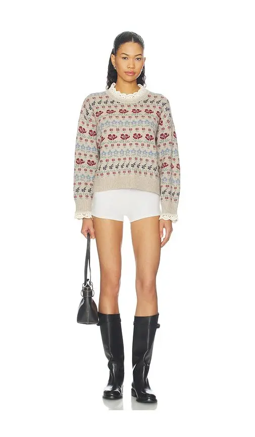 Sea Preston Knit Crew Neck Sweater In . Also