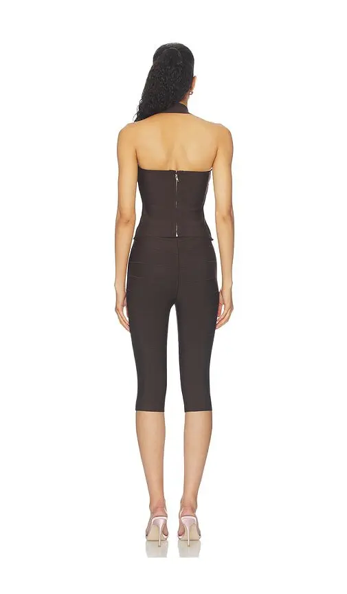 Superdown Angelah Bandage Capri Set In . Also