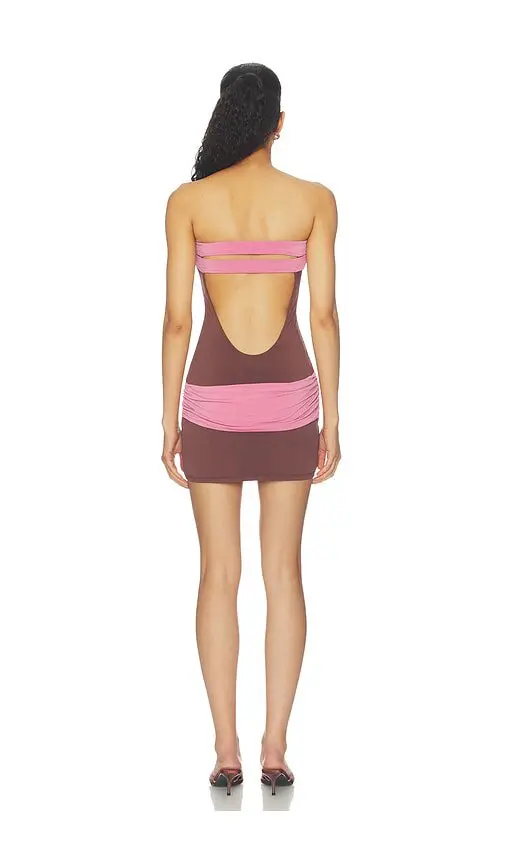 TIGER MIST Eos Colourblock Mini Dress In . Also