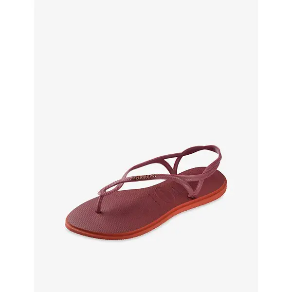 Havaianas Luna Point Rubber Flip Flops