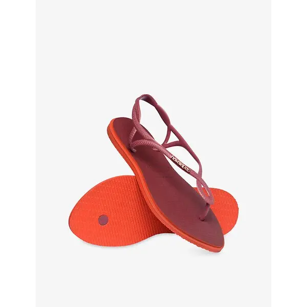 Havaianas Luna Point Rubber Flip Flops