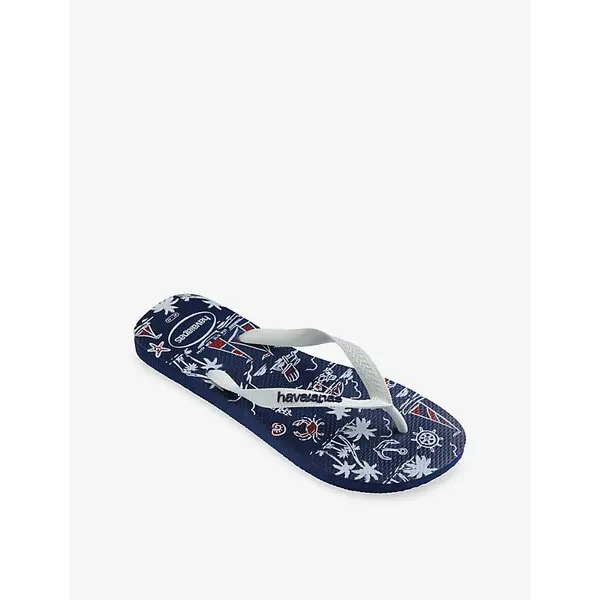 Havaianas Top Nautical Rubber Flip-flops