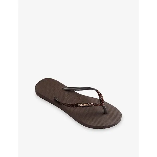 Havaianas Slim Glitter Ii Rubber Flip-flops