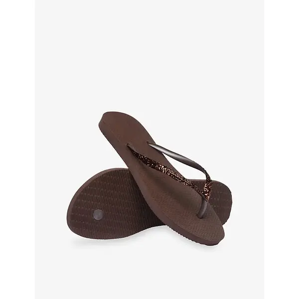 Havaianas Slim Glitter Ii Rubber Flip-flops