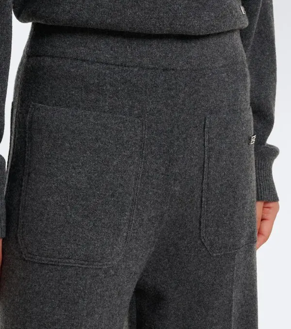 Victoria Beckham Wool And Cashmere Sweatpants