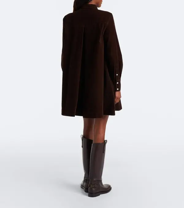 Polo Ralph Lauren Cotton Corduroy Minidress
