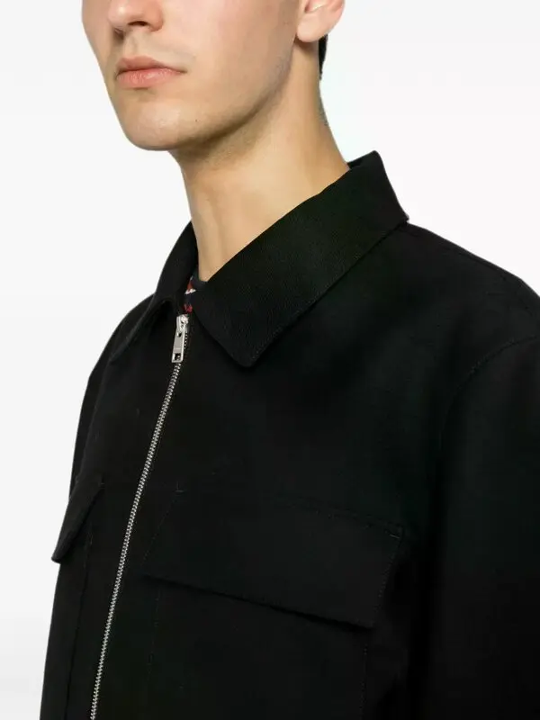 Sandro Theodore Patch-pocket Zip-up Jacket