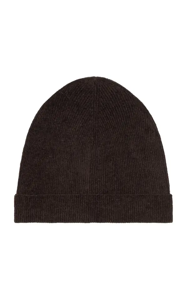 Gabriela Hearst Spire Silk Beanie - Brown