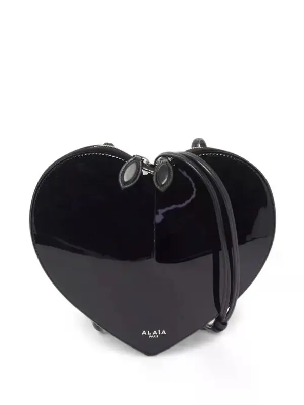 Alaïa Le Coeur Heart-shaped Crossbody Bag - Black