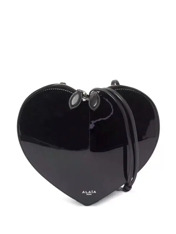 Alaïa Le Coeur Heart-shaped Crossbody Bag - Black