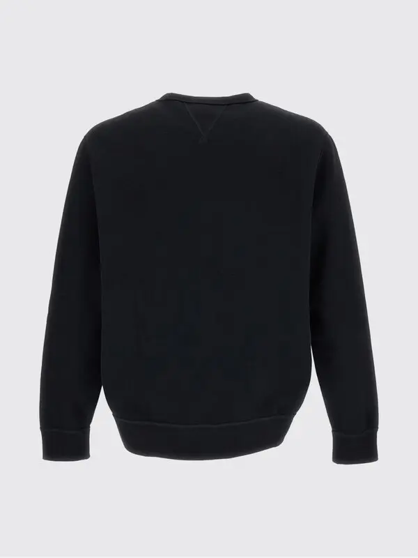 Polo Ralph Lauren Cotton Crewneck Sweatshirt With Embroidered Pony - Black