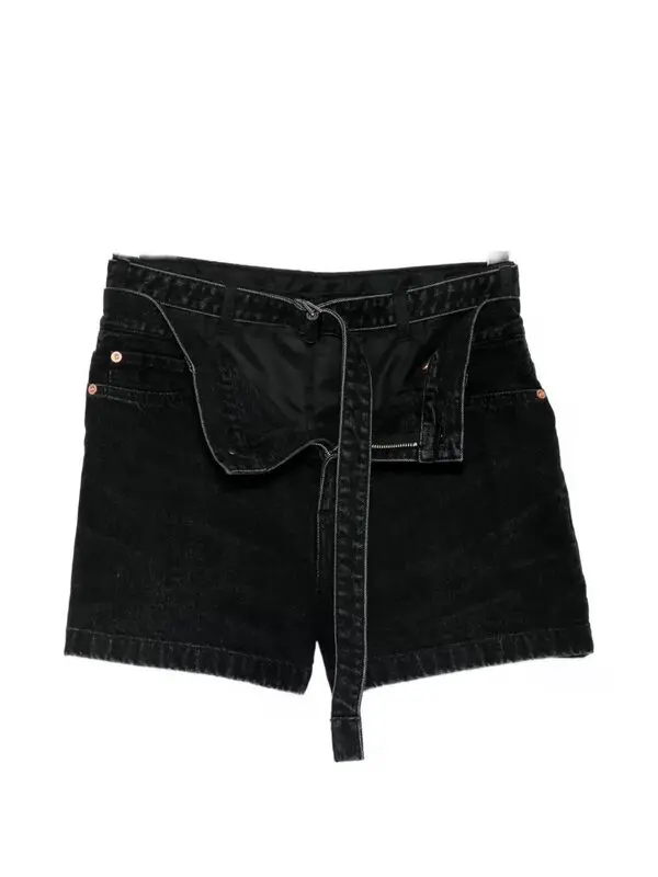 Sacai Belted Denim Shorts