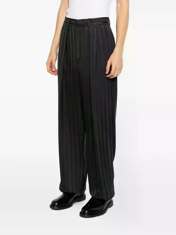 TOM FORD Pinstriped Pleated Trousers