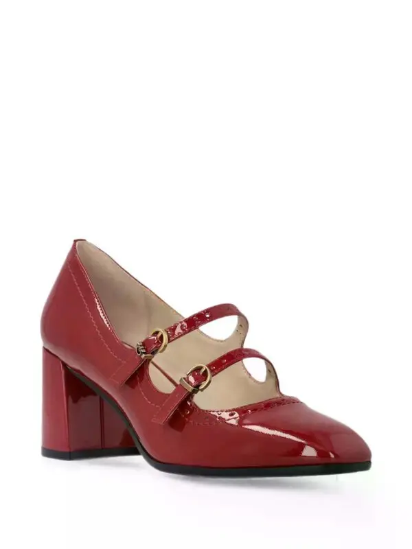 Pinko Patent-finish Double-strap Pumps