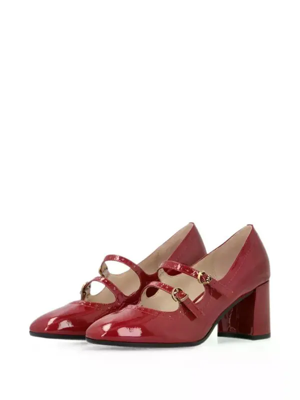 Pinko Patent-finish Double-strap Pumps