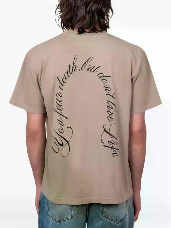 AFIELD OUT Fear Logo-print Short-sleeve T-shirt